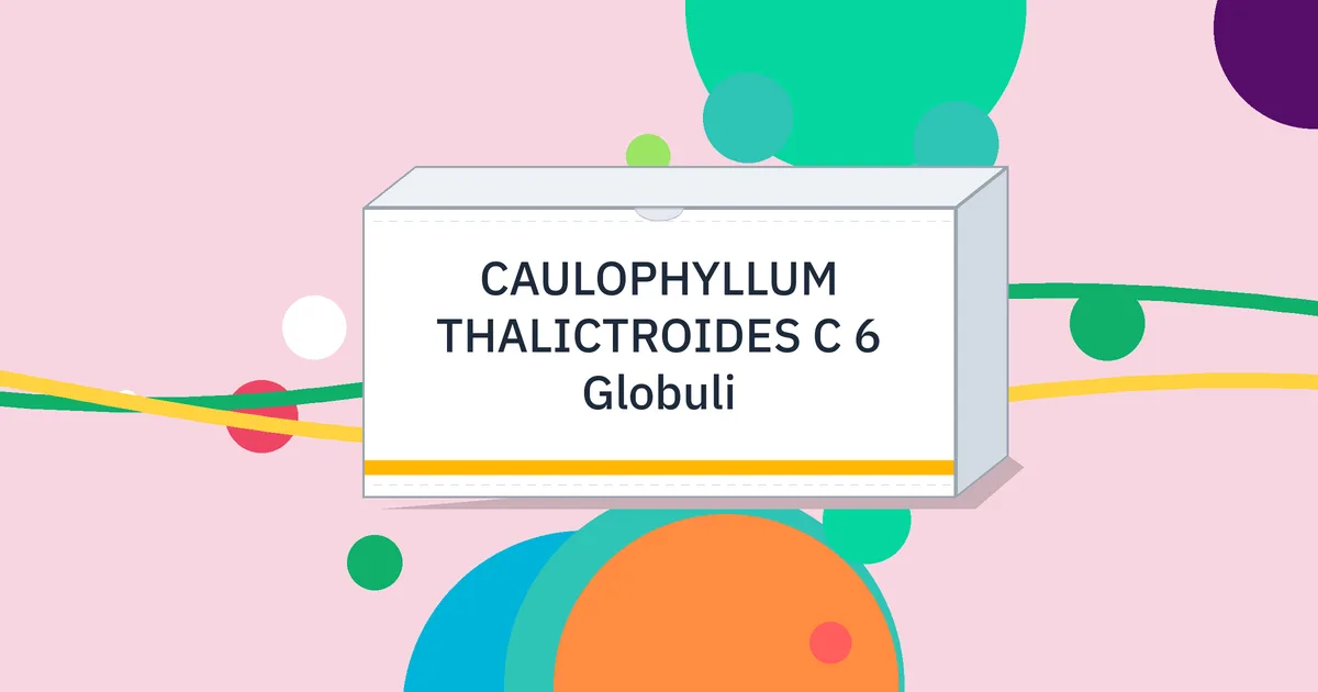 Symbolbild: Packung mit der Aufschrift CAULOPHYLLUM THALICTROIDES C 6 Globuli (PZN 16669484) – Verfügbarkeit und Bezug in Apotheken in Frankfurt am Main