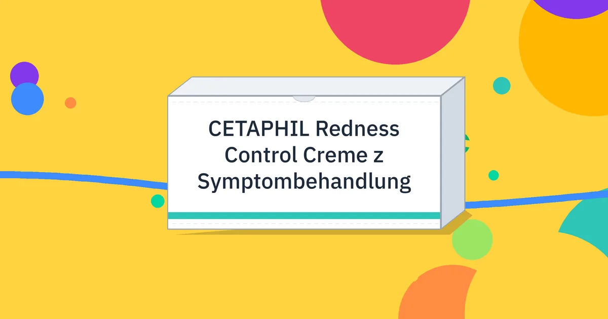 Symbolbild: Packung mit der Aufschrift CETAPHIL Redness Control Creme z Symptombehandlung (PZN 12477546) – Verfügbarkeit und Bezug in Apotheken in Frankfurt am Main