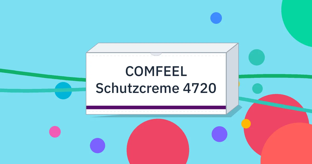 Symbolbild: Packung mit der Aufschrift COMFEEL Schutzcreme 4720 (PZN 05397841) – Verfügbarkeit und Bezug in Apotheken in Frankfurt am Main