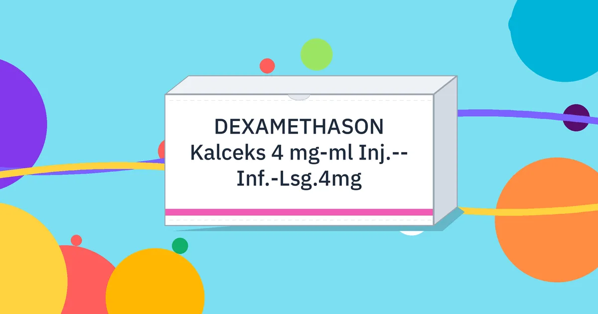 Symbolbild: Packung mit der Aufschrift DEXAMETHASON Kalceks 4 mg-ml Inj.--Inf.-Lsg.4mg (PZN 20081590) – Verfügbarkeit und Bezug in Apotheken in Frankfurt am Main