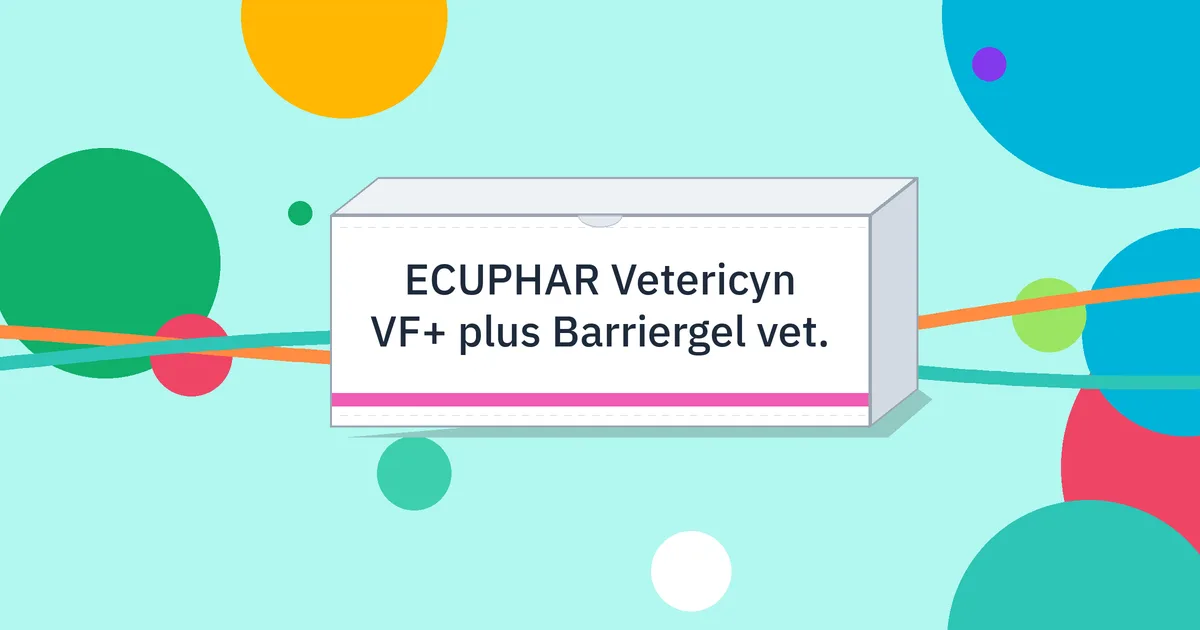 Symbolbild: Packung mit der Aufschrift ECUPHAR Vetericyn VF+ plus Barriergel vet. (PZN 20691963) – Verfügbarkeit und Bezug in Apotheken in Frankfurt am Main