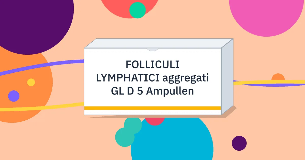Symbolbild: Packung mit der Aufschrift FOLLICULI LYMPHATICI aggregati GL D 5 Ampullen (PZN 02876386) – Verfügbarkeit und Bezug in Apotheken in Frankfurt am Main