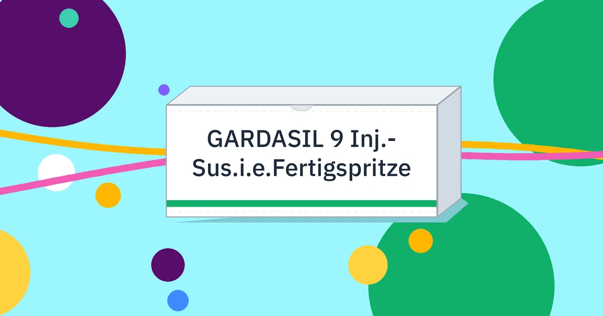 Symbolbild: Packung mit der Aufschrift GARDASIL 9 Inj.-Sus.i.e.Fertigspritze (PZN 19822986) – Verfügbarkeit und Bezug in Apotheken in Frankfurt am Main