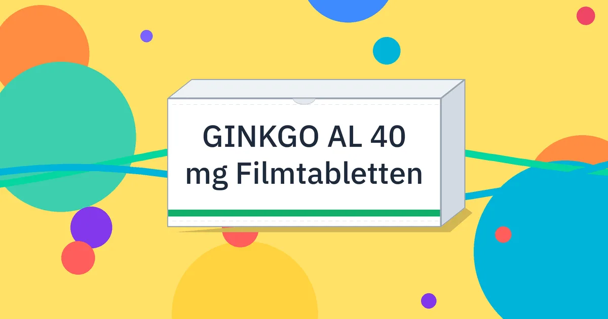 Symbolbild: Packung mit der Aufschrift GINKGO AL 40 mg Filmtabletten (PZN 06565080) – Verfügbarkeit und Bezug in Apotheken in Frankfurt am Main