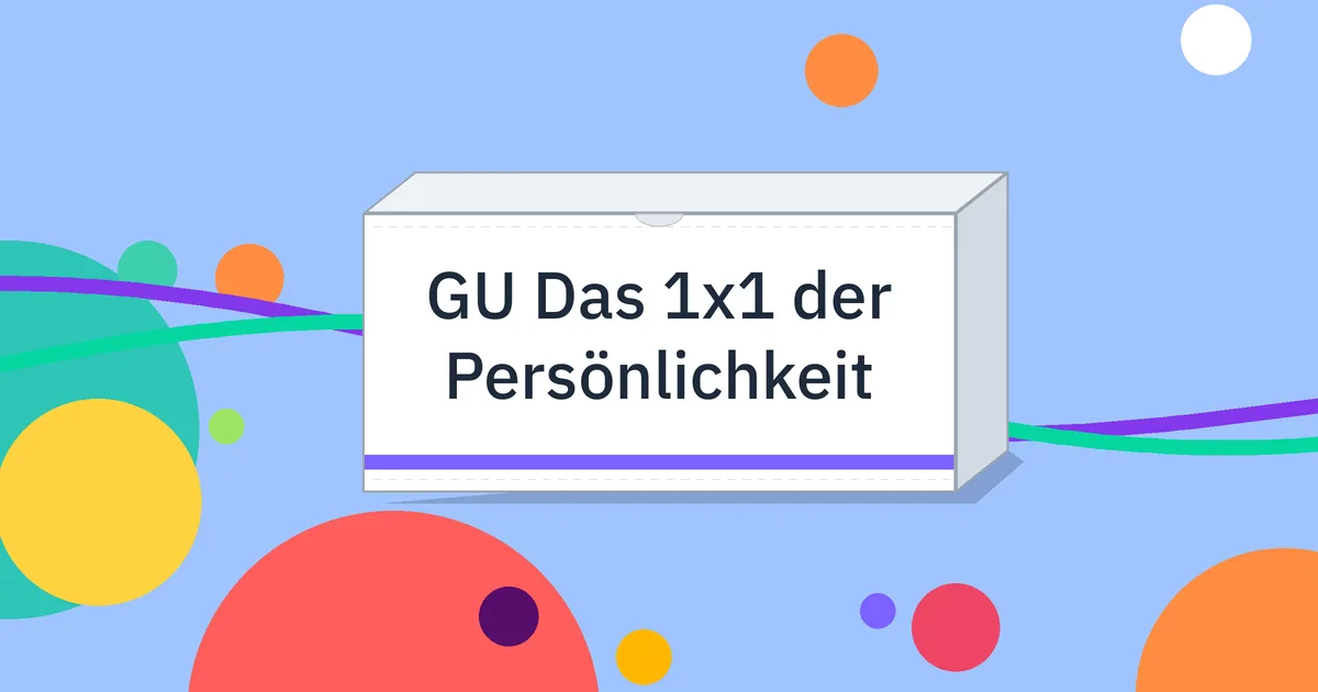 Symbolbild: Packung mit der Aufschrift GU Das 1x1 der Persönlichkeit (PZN 12356305) – Verfügbarkeit und Bezug in Apotheken in Frankfurt am Main