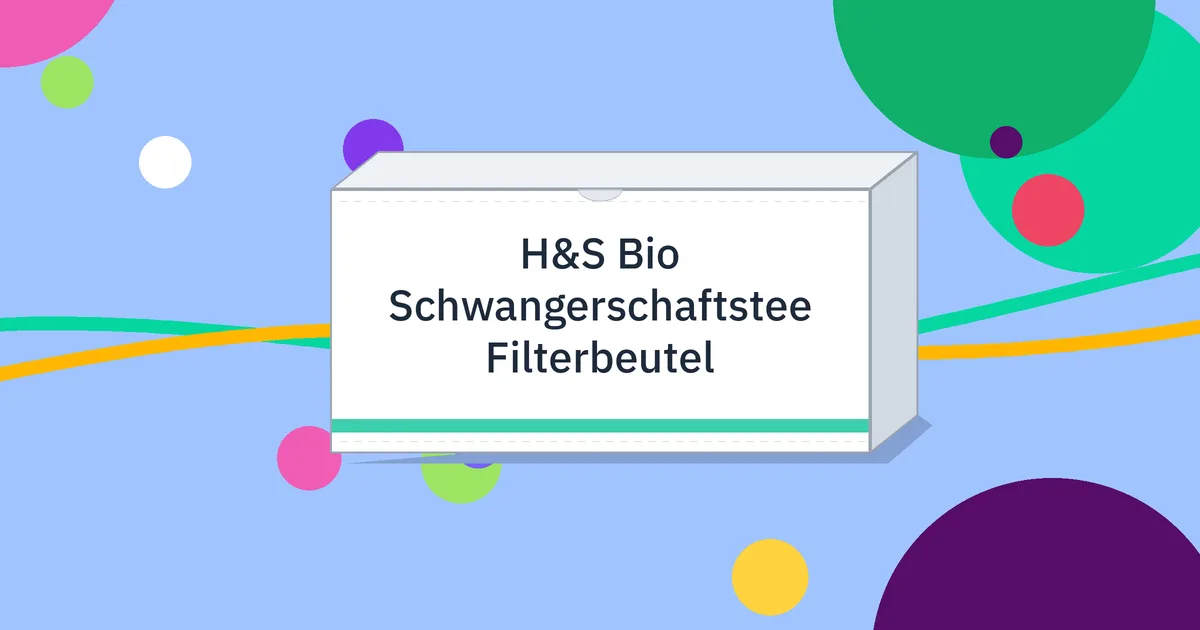 Symbolbild: Packung mit der Aufschrift H&S Bio Schwangerschaftstee Filterbeutel (PZN 16933745) – Verfügbarkeit und Bezug in Apotheken in Frankfurt am Main
