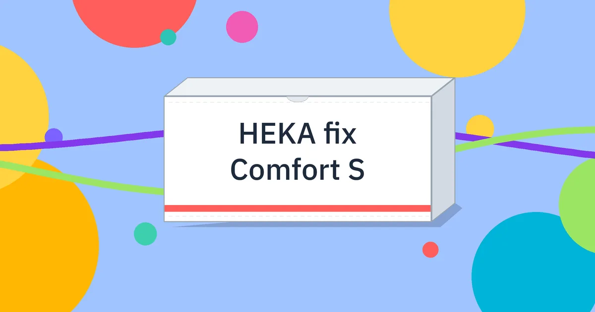 Symbolbild: Packung mit der Aufschrift HEKA fix Comfort S (PZN 11018546) – Verfügbarkeit und Bezug in Apotheken in Frankfurt am Main