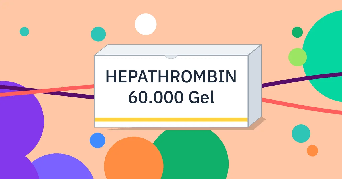 Symbolbild: Packung mit der Aufschrift HEPATHROMBIN 60.000 Gel (PZN 02068692) – Verfügbarkeit und Bezug in Apotheken in Frankfurt am Main