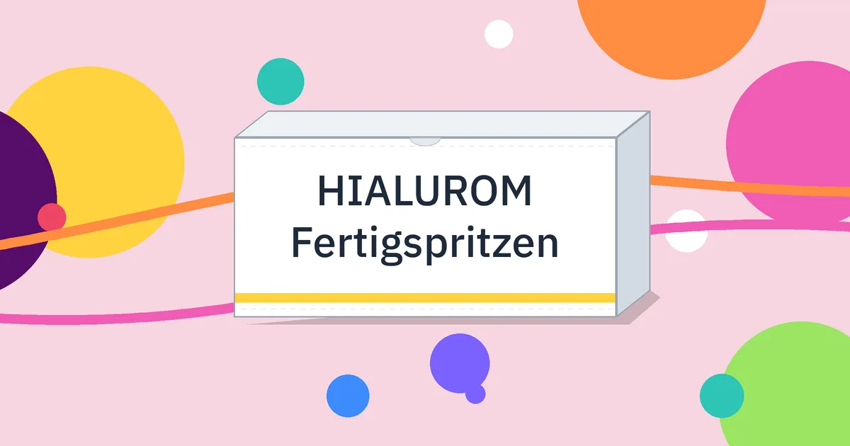 Symbolbild: Packung mit der Aufschrift HIALUROM Fertigspritzen (PZN 12552265) – Verfügbarkeit und Bezug in Apotheken in Frankfurt am Main