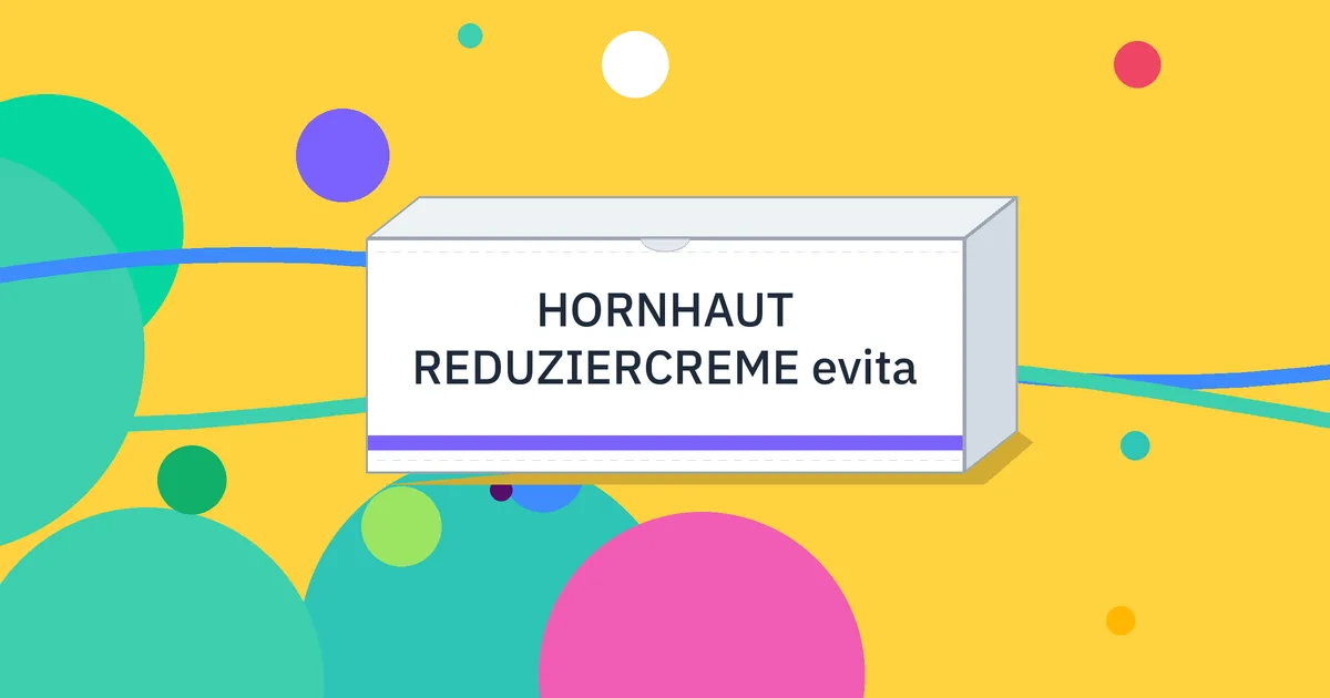 Symbolbild: Packung mit der Aufschrift HORNHAUT REDUZIERCREME evita (PZN 19961251) – Verfügbarkeit und Bezug in Apotheken in Frankfurt am Main