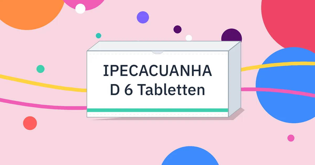 Symbolbild: Packung mit der Aufschrift IPECACUANHA D 6 Tabletten (PZN 02631845) – Verfügbarkeit und Bezug in Apotheken in Frankfurt am Main
