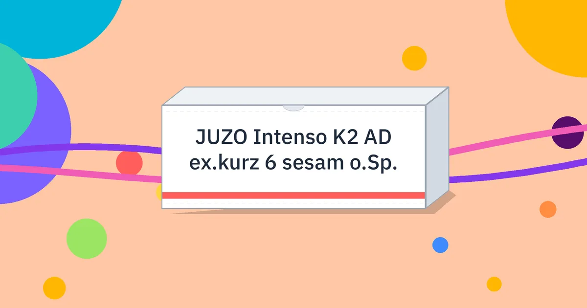 Symbolbild: Packung mit der Aufschrift JUZO Intenso K2 AD ex.kurz 6 sesam o.Sp. (PZN 18618628) – Verfügbarkeit und Bezug in Apotheken in Frankfurt am Main