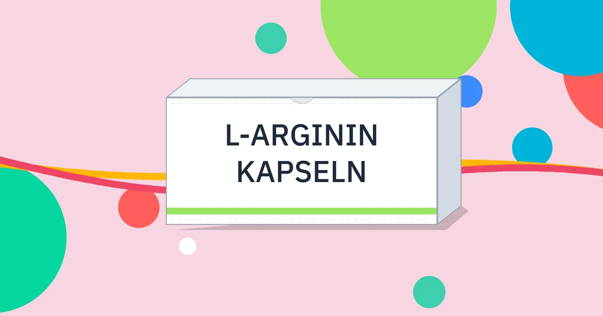 Symbolbild: Packung mit der Aufschrift L-ARGININ KAPSELN (PZN 03661297) – Verfügbarkeit und Bezug in Apotheken in Frankfurt am Main