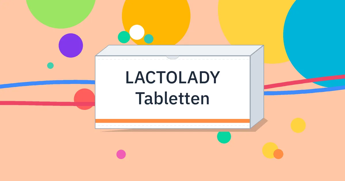 Symbolbild: Packung mit der Aufschrift LACTOLADY Tabletten (PZN 03031923) – Verfügbarkeit und Bezug in Apotheken in Frankfurt am Main