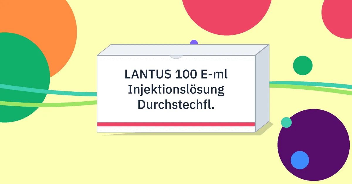 Symbolbild: Packung mit der Aufschrift LANTUS 100 E-ml Injektionslösung Durchstechfl. (PZN 03532803) – Verfügbarkeit und Bezug in Apotheken in Frankfurt am Main