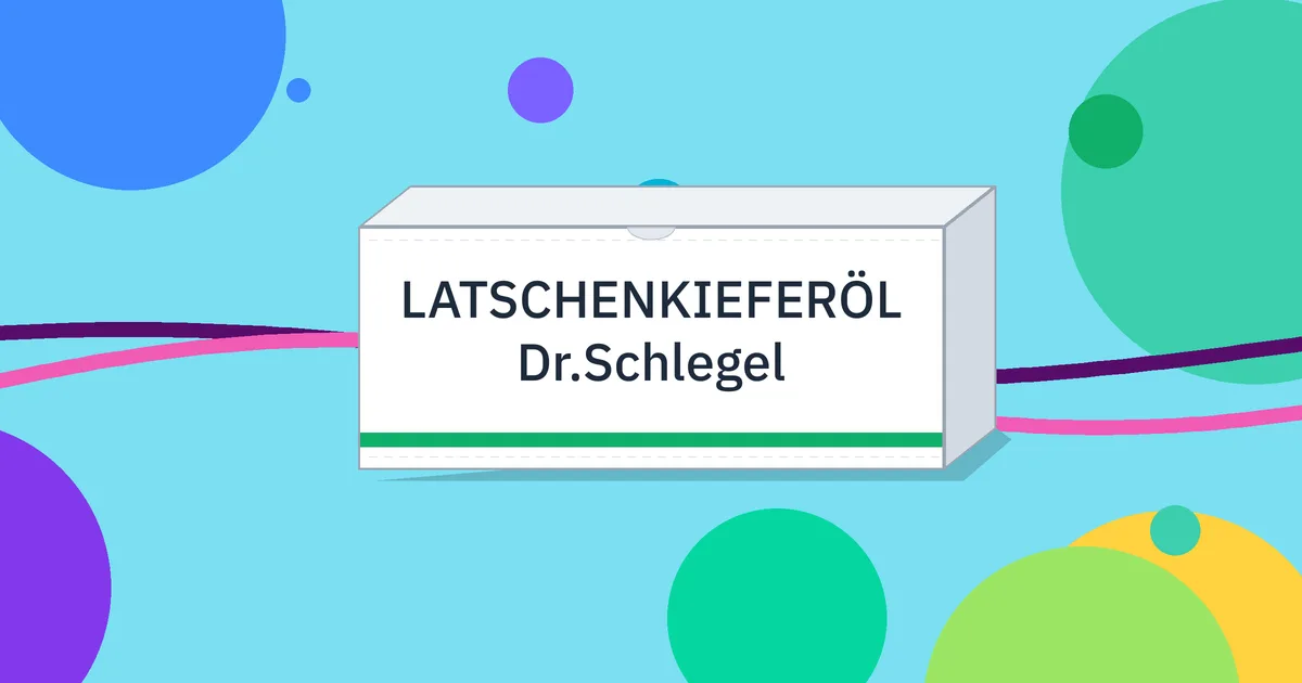 Symbolbild: Packung mit der Aufschrift LATSCHENKIEFERÖL Dr.Schlegel (PZN 04896789) – Verfügbarkeit und Bezug in Apotheken in Frankfurt am Main