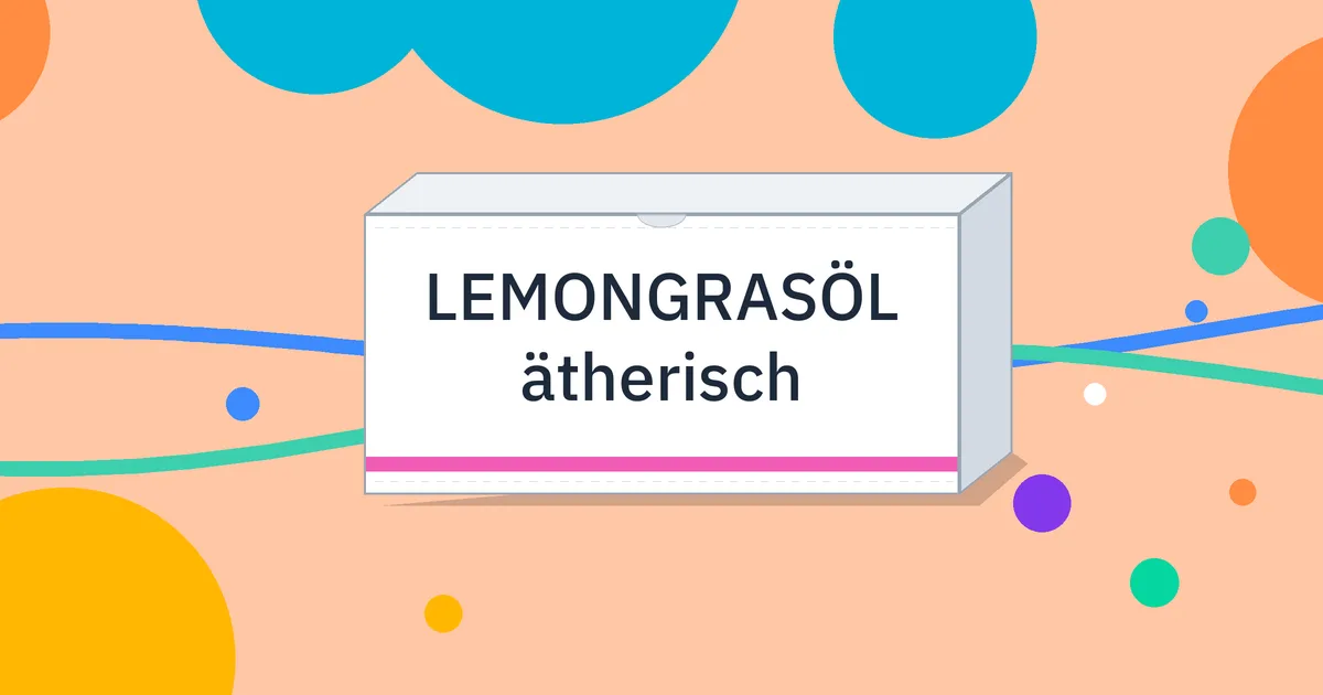 Symbolbild: Packung mit der Aufschrift LEMONGRASÖL ätherisch (PZN 17429670) – Verfügbarkeit und Bezug in Apotheken in Frankfurt am Main
