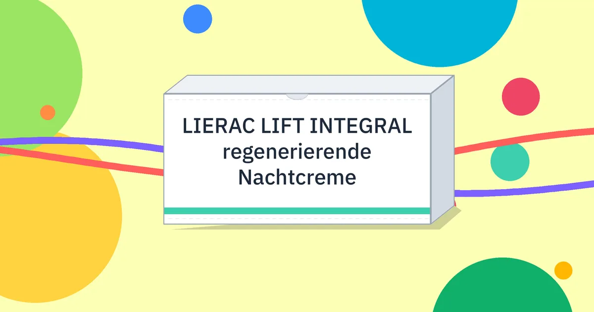 Symbolbild: Packung mit der Aufschrift LIERAC LIFT INTEGRAL regenerierende Nachtcreme (PZN 20771082) – Verfügbarkeit und Bezug in Apotheken in Frankfurt am Main