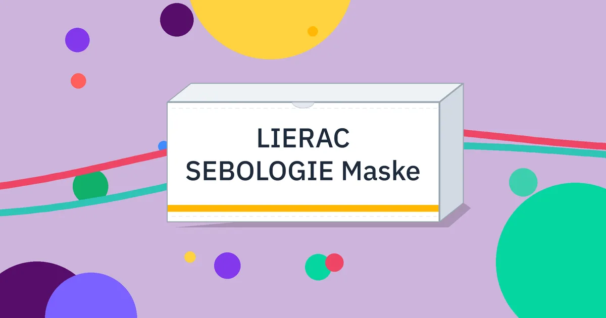 Symbolbild: Packung mit der Aufschrift LIERAC SEBOLOGIE Maske (PZN 14351944) – Verfügbarkeit und Bezug in Apotheken in Frankfurt am Main