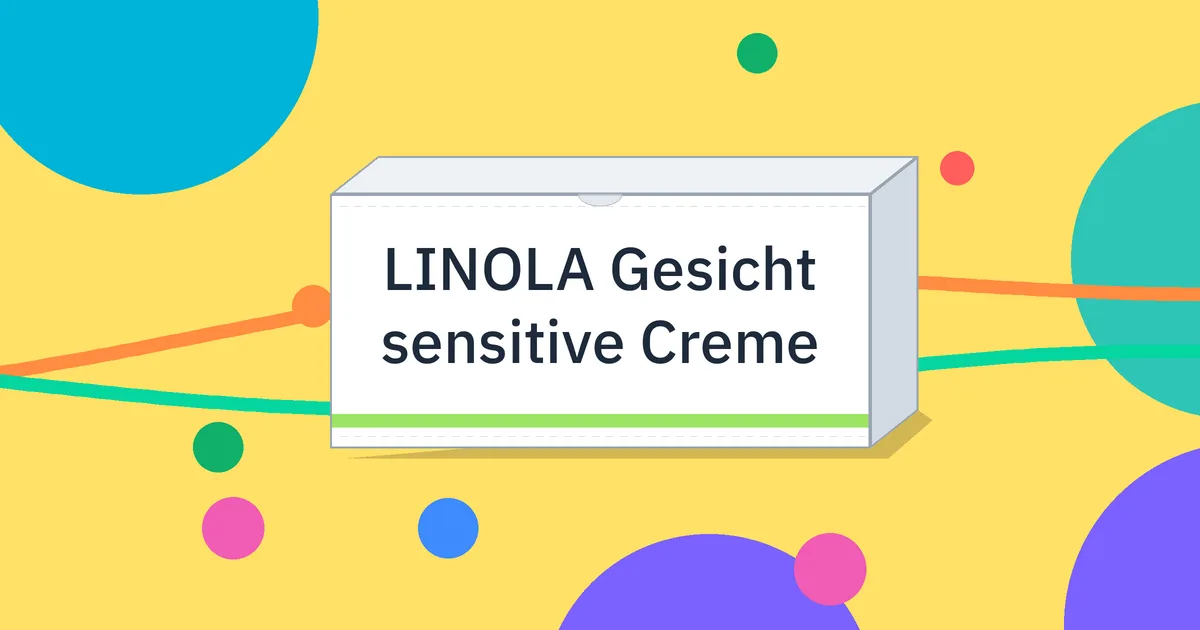 Symbolbild: Packung mit der Aufschrift LINOLA Gesicht sensitive Creme (PZN 18294982) – Verfügbarkeit und Bezug in Apotheken in Frankfurt am Main