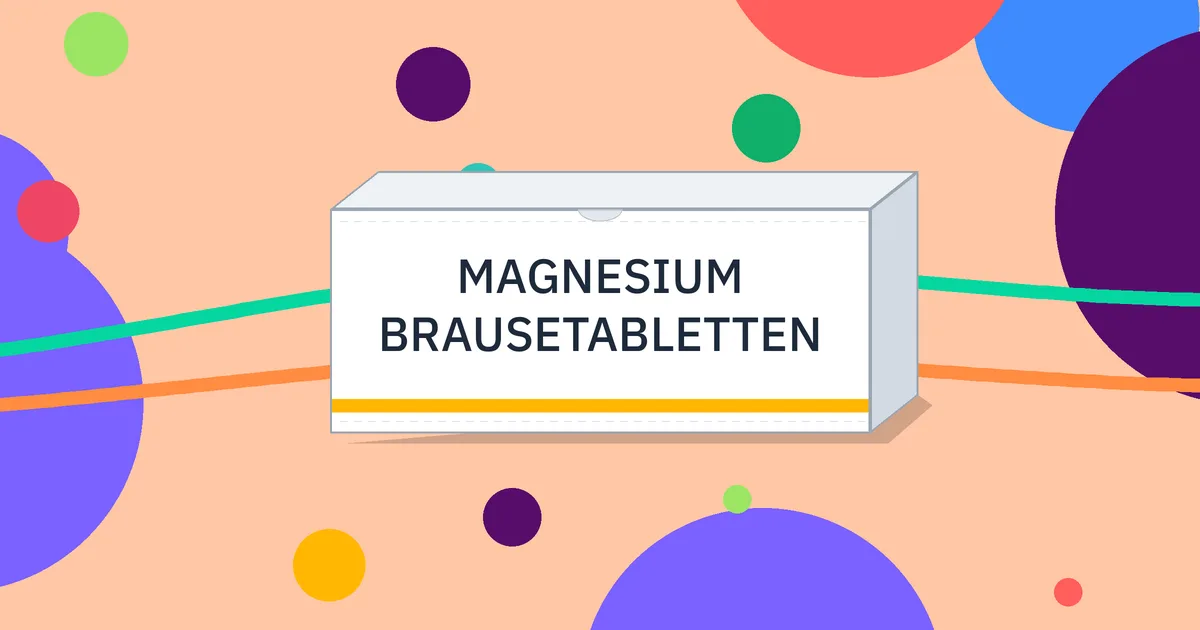 Symbolbild: Packung mit der Aufschrift MAGNESIUM BRAUSETABLETTEN (PZN 08715922) – Verfügbarkeit und Bezug in Apotheken in Frankfurt am Main