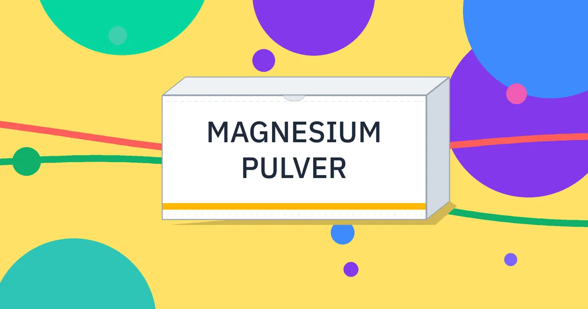 Symbolbild: Packung mit der Aufschrift MAGNESIUM PULVER (PZN 10545798) – Verfügbarkeit und Bezug in Apotheken in Frankfurt am Main
