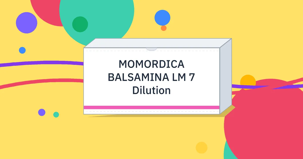 Symbolbild: Packung mit der Aufschrift MOMORDICA BALSAMINA LM 7 Dilution (PZN 13610183) – Verfügbarkeit und Bezug in Apotheken in Frankfurt am Main