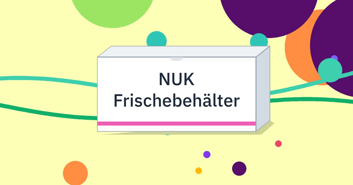 Symbolbild: Packung mit der Aufschrift NUK Frischebehälter (PZN 02405310) – Verfügbarkeit und Bezug in Apotheken in Frankfurt am Main