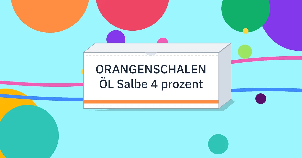 Symbolbild: Packung mit der Aufschrift ORANGENSCHALEN ÖL Salbe 4 prozent (PZN 18901181) – Verfügbarkeit und Bezug in Apotheken in Frankfurt am Main