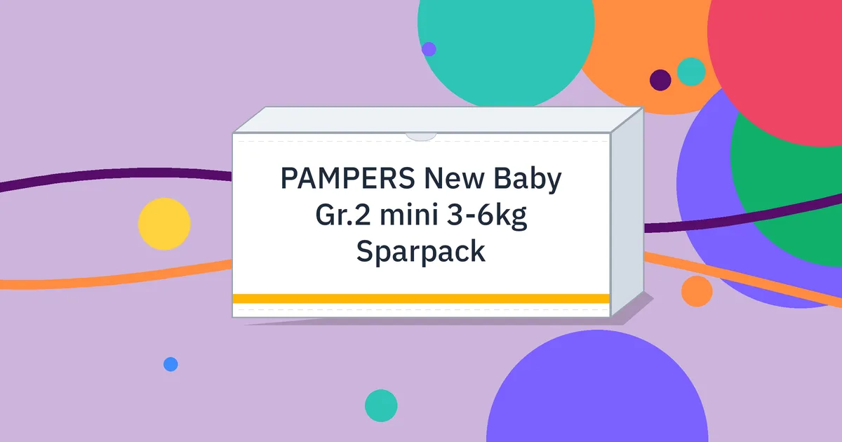 Symbolbild: Packung mit der Aufschrift PAMPERS New Baby Gr.2 mini 3-6kg Sparpack (PZN 10256663) – Verfügbarkeit und Bezug in Apotheken in Frankfurt am Main