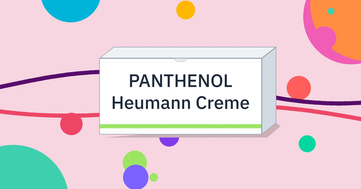 Symbolbild: Packung mit der Aufschrift PANTHENOL Heumann Creme (PZN 03491961) – Verfügbarkeit und Bezug in Apotheken in Frankfurt am Main
