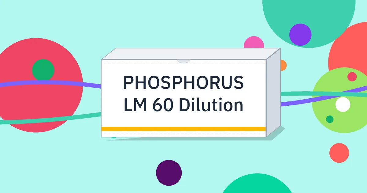 Symbolbild: Packung mit der Aufschrift PHOSPHORUS LM 60 Dilution (PZN 03505410) – Verfügbarkeit und Bezug in Apotheken in Frankfurt am Main