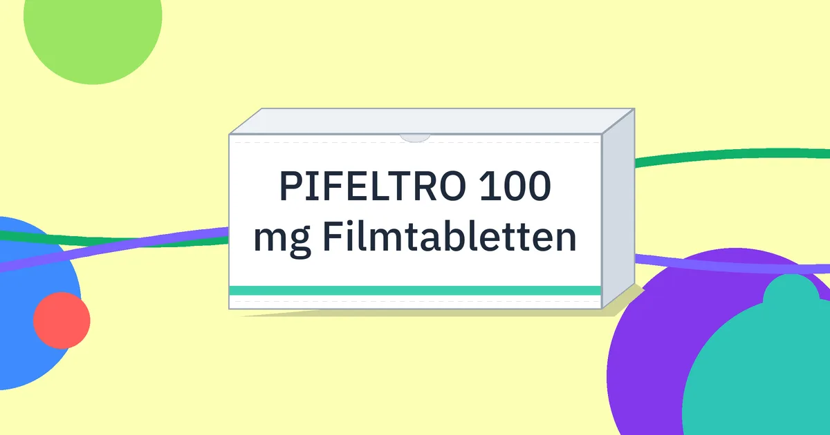 Symbolbild: Packung mit der Aufschrift PIFELTRO 100 mg Filmtabletten (PZN 17824739) – Verfügbarkeit und Bezug in Apotheken in Frankfurt am Main