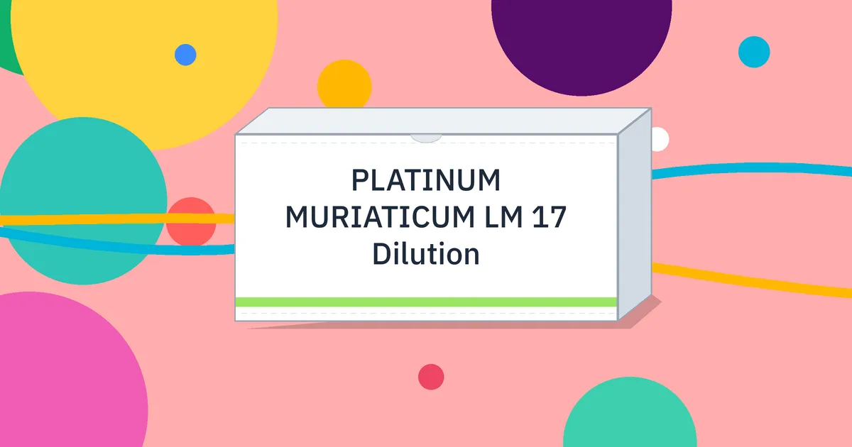 Symbolbild: Packung mit der Aufschrift PLATINUM MURIATICUM LM 17 Dilution (PZN 13648122) – Verfügbarkeit und Bezug in Apotheken in Frankfurt am Main