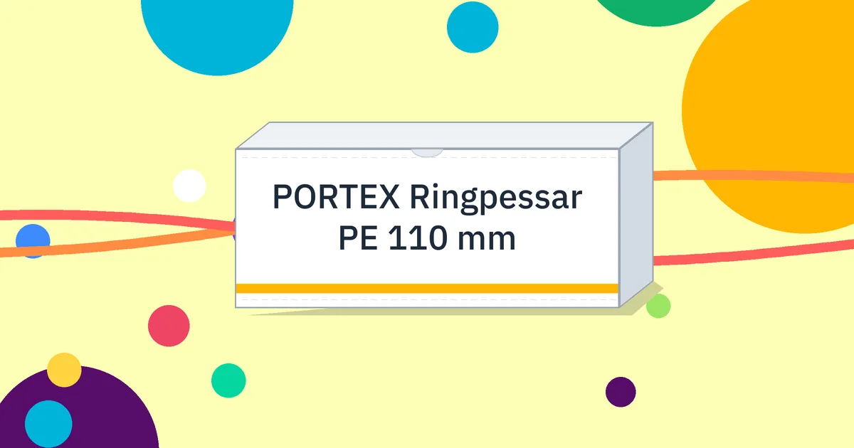 Symbolbild: Packung mit der Aufschrift PORTEX Ringpessar PE 110 mm (PZN 07690315) – Verfügbarkeit und Bezug in Apotheken in Frankfurt am Main