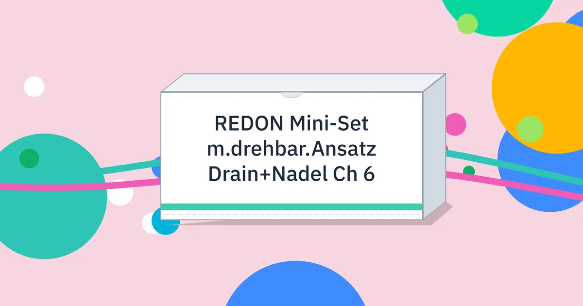 Symbolbild: Packung mit der Aufschrift REDON Mini-Set m.drehbar.Ansatz Drain+Nadel Ch 6 (PZN 01462464) – Verfügbarkeit und Bezug in Apotheken in Frankfurt am Main