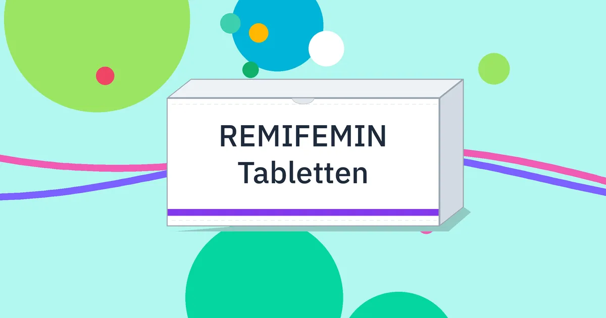 Symbolbild: Packung mit der Aufschrift REMIFEMIN Tabletten (PZN 07114876) – Verfügbarkeit und Bezug in Apotheken in Frankfurt am Main