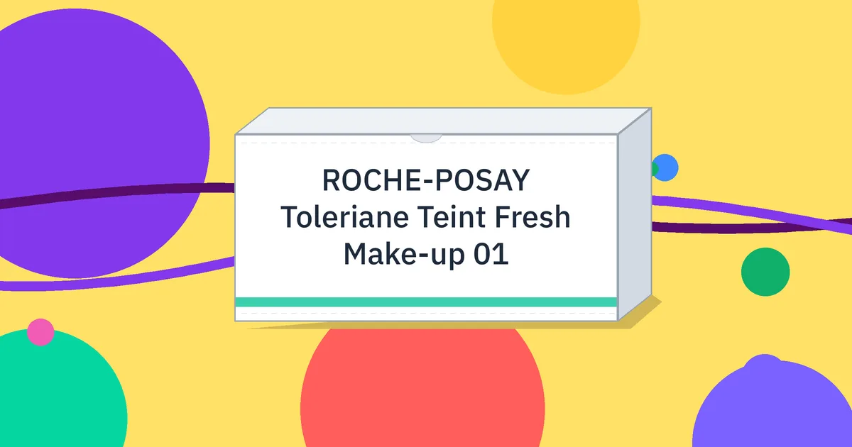 Symbolbild: Packung mit der Aufschrift ROCHE-POSAY Toleriane Teint Fresh Make-up 01 (PZN 01828586) – Verfügbarkeit und Bezug in Apotheken in Frankfurt am Main