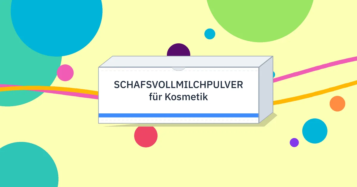 Symbolbild: Packung mit der Aufschrift SCHAFSVOLLMILCHPULVER für Kosmetik (PZN 19122875) – Verfügbarkeit und Bezug in Apotheken in Frankfurt am Main