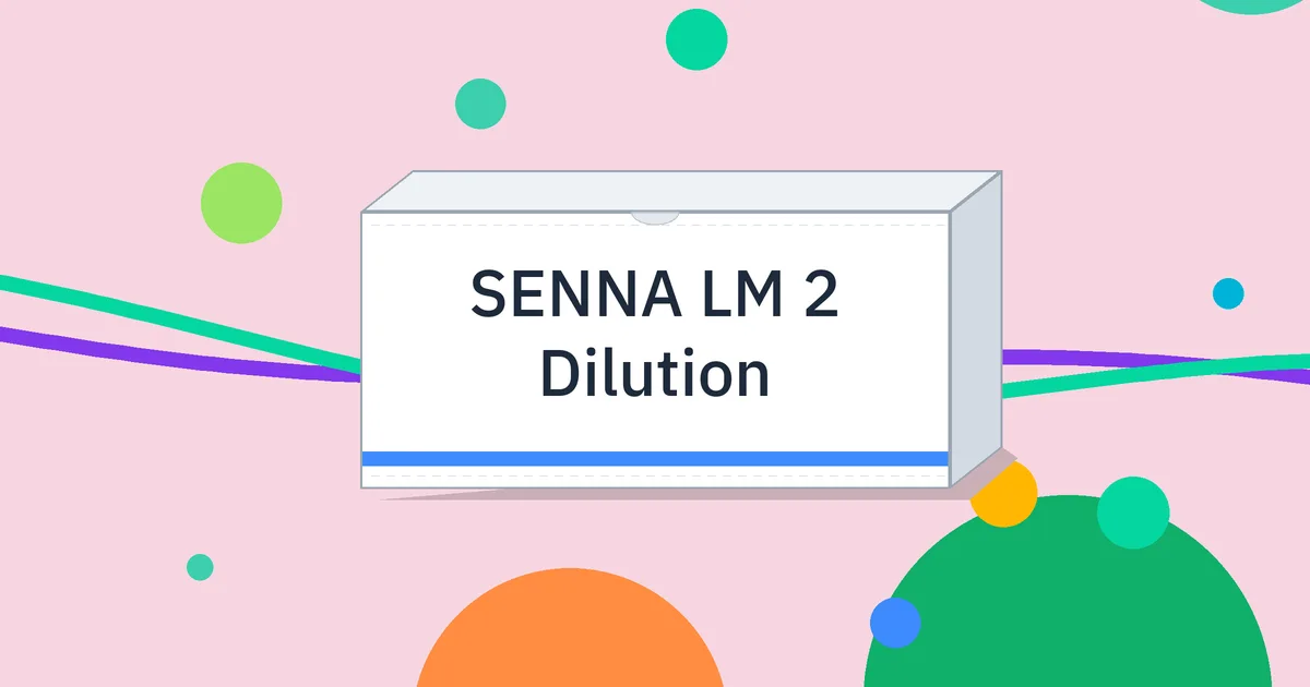 Symbolbild: Packung mit der Aufschrift SENNA LM 2 Dilution (PZN 13187945) – Verfügbarkeit und Bezug in Apotheken in Frankfurt am Main