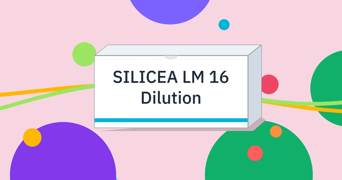 Symbolbild: Packung mit der Aufschrift SILICEA LM 16 Dilution (PZN 13190249) – Verfügbarkeit und Bezug in Apotheken in Frankfurt am Main