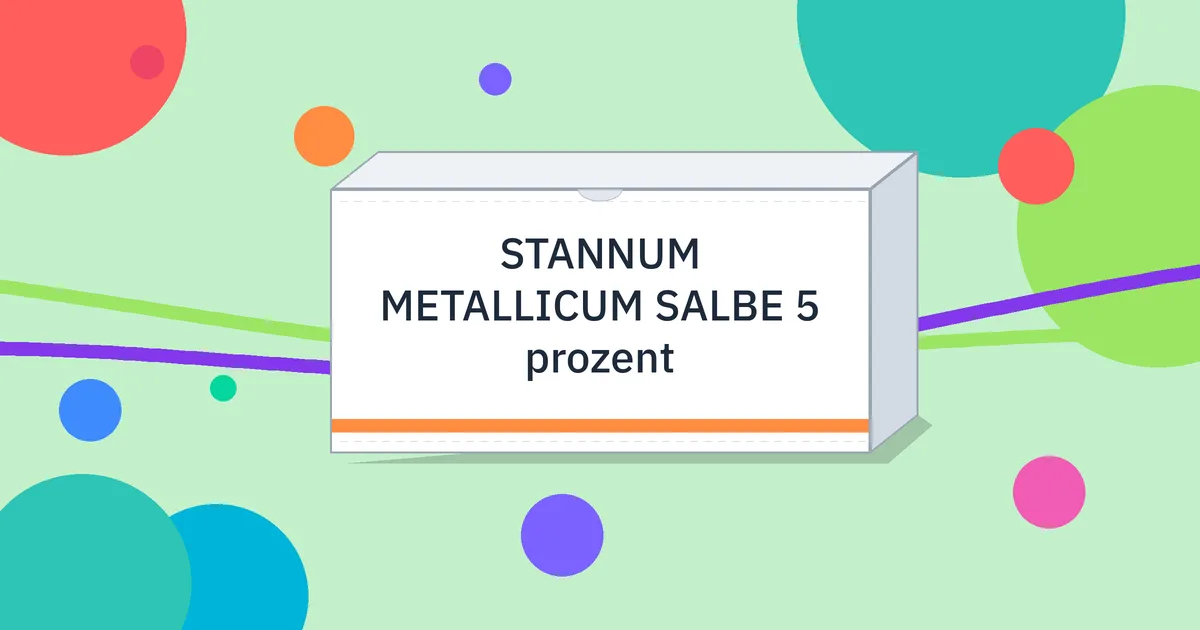 Symbolbild: Packung mit der Aufschrift STANNUM METALLICUM SALBE 5 prozent (PZN 01573442) – Verfügbarkeit und Bezug in Apotheken in Frankfurt am Main