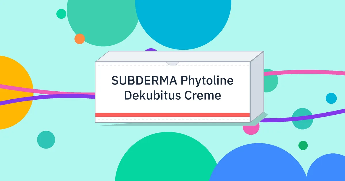 Symbolbild: Packung mit der Aufschrift SUBDERMA Phytoline Dekubitus Creme (PZN 20317265) – Verfügbarkeit und Bezug in Apotheken in Frankfurt am Main