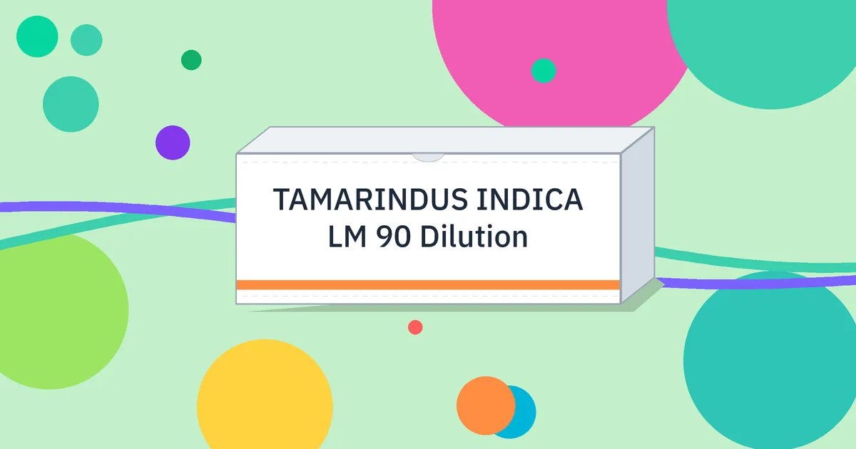 Symbolbild: Packung mit der Aufschrift TAMARINDUS INDICA LM 90 Dilution (PZN 13686938) – Verfügbarkeit und Bezug in Apotheken in Frankfurt am Main