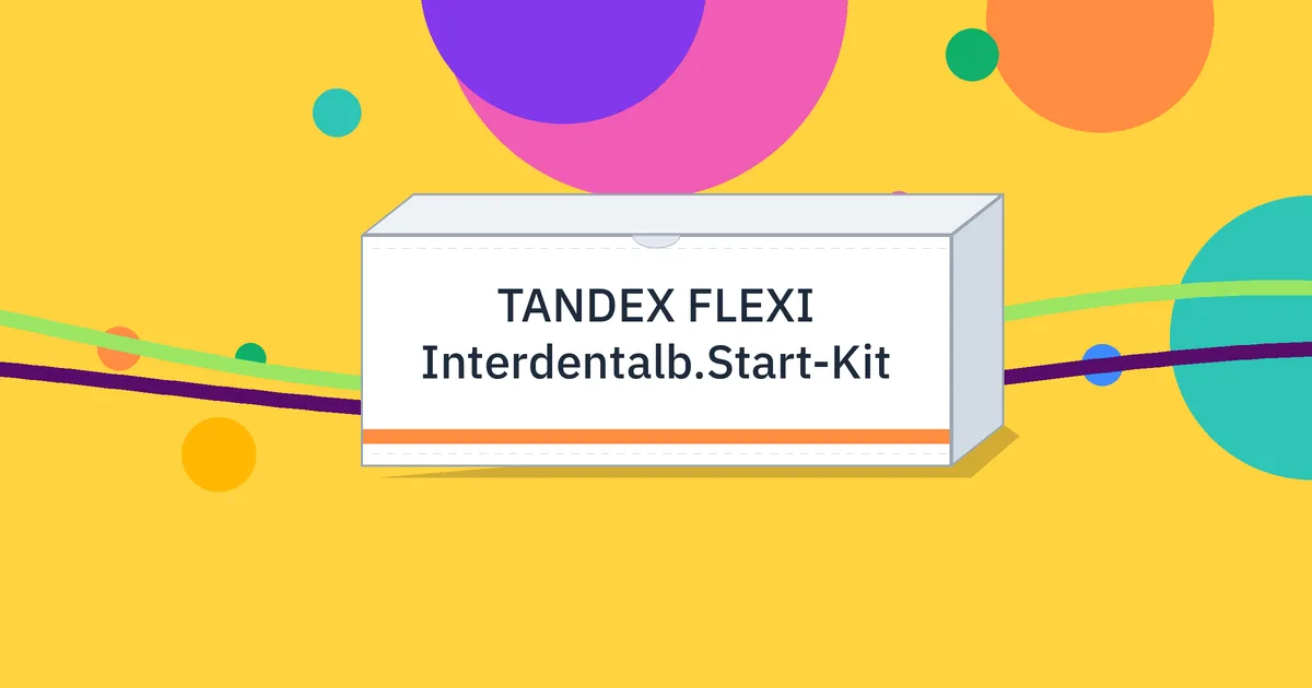 Symbolbild: Packung mit der Aufschrift TANDEX FLEXI Interdentalb.Start-Kit (PZN 09604521) – Verfügbarkeit und Bezug in Apotheken in Frankfurt am Main