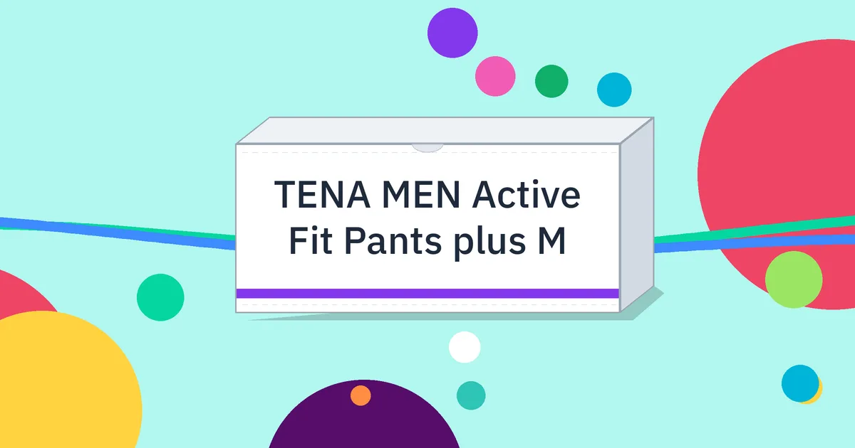 Symbolbild: Packung mit der Aufschrift TENA MEN Active Fit Pants plus M (PZN 12739940) – Verfügbarkeit und Bezug in Apotheken in Frankfurt am Main
