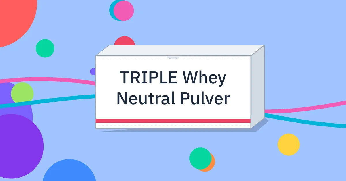 Symbolbild: Packung mit der Aufschrift TRIPLE Whey Neutral Pulver (PZN 11311039) – Verfügbarkeit und Bezug in Apotheken in Frankfurt am Main