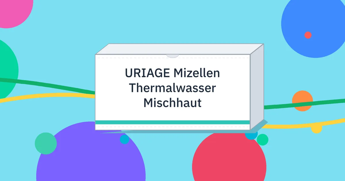 Symbolbild: Packung mit der Aufschrift URIAGE Mizellen Thermalwasser Mischhaut (PZN 17181862) – Verfügbarkeit und Bezug in Apotheken in Frankfurt am Main