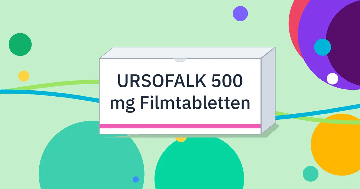 Symbolbild: Packung mit der Aufschrift URSOFALK 500 mg Filmtabletten (PZN 16166961) – Verfügbarkeit und Bezug in Apotheken in Frankfurt am Main