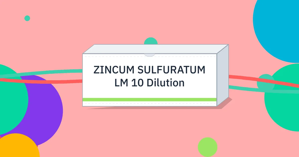 Symbolbild: Packung mit der Aufschrift ZINCUM SULFURATUM LM 10 Dilution (PZN 13299153) – Verfügbarkeit und Bezug in Apotheken in Frankfurt am Main